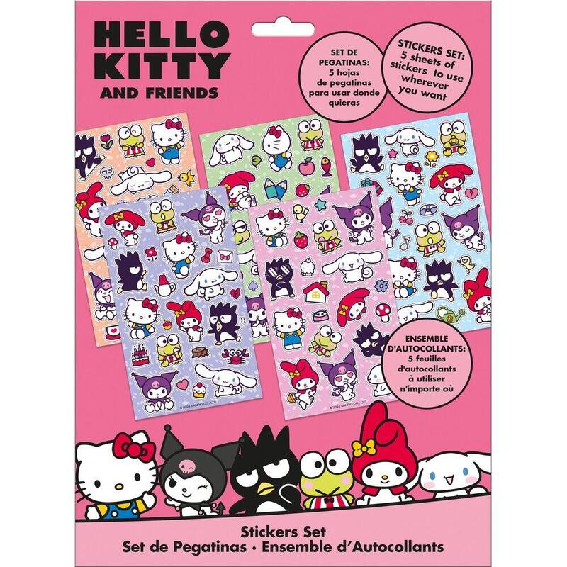 Pack De 24 Unidades - Set Pegatinas Hello Kitty And Friends
